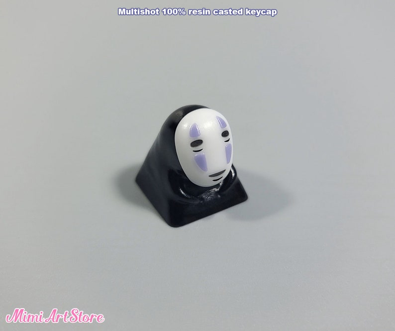 No Face Artisan Keycap. Spirited Away Keycap. Studio Ghibli Faceless ...