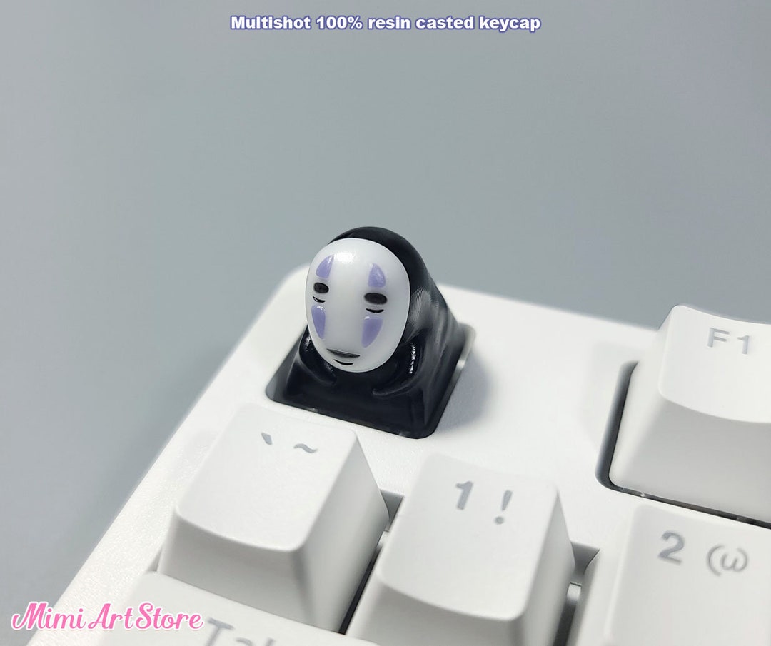 No Face Artisan Keycap. Spirited Away Keycap. Studio Ghibli Faceless ...
