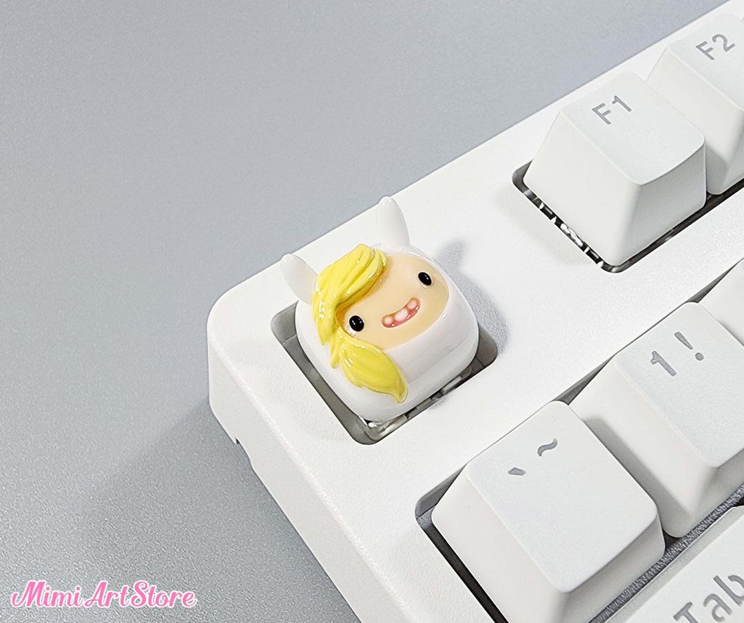 Fionna Artisan Keycap. Fionna the Human Keycap. Fionna and Cake Resin ...