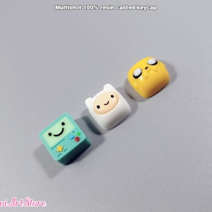 Finn Artisan Keycap. Custom Cherry MX Keycaps. Finn Keycap. Finn the ...