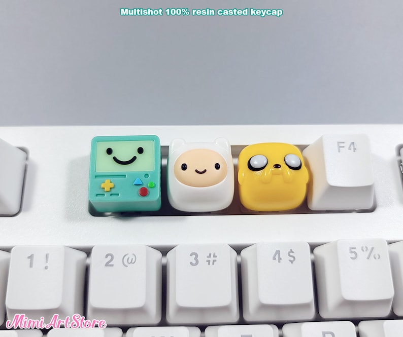 Cake the Cat Artisan Keycap. Cake the Cat Adventure Time Keycap. Cat MX ...