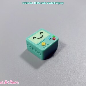 BMO Keycap. BMO Artisan Keycap. Custom Cherry MX Keycap. Cute Resin ...
