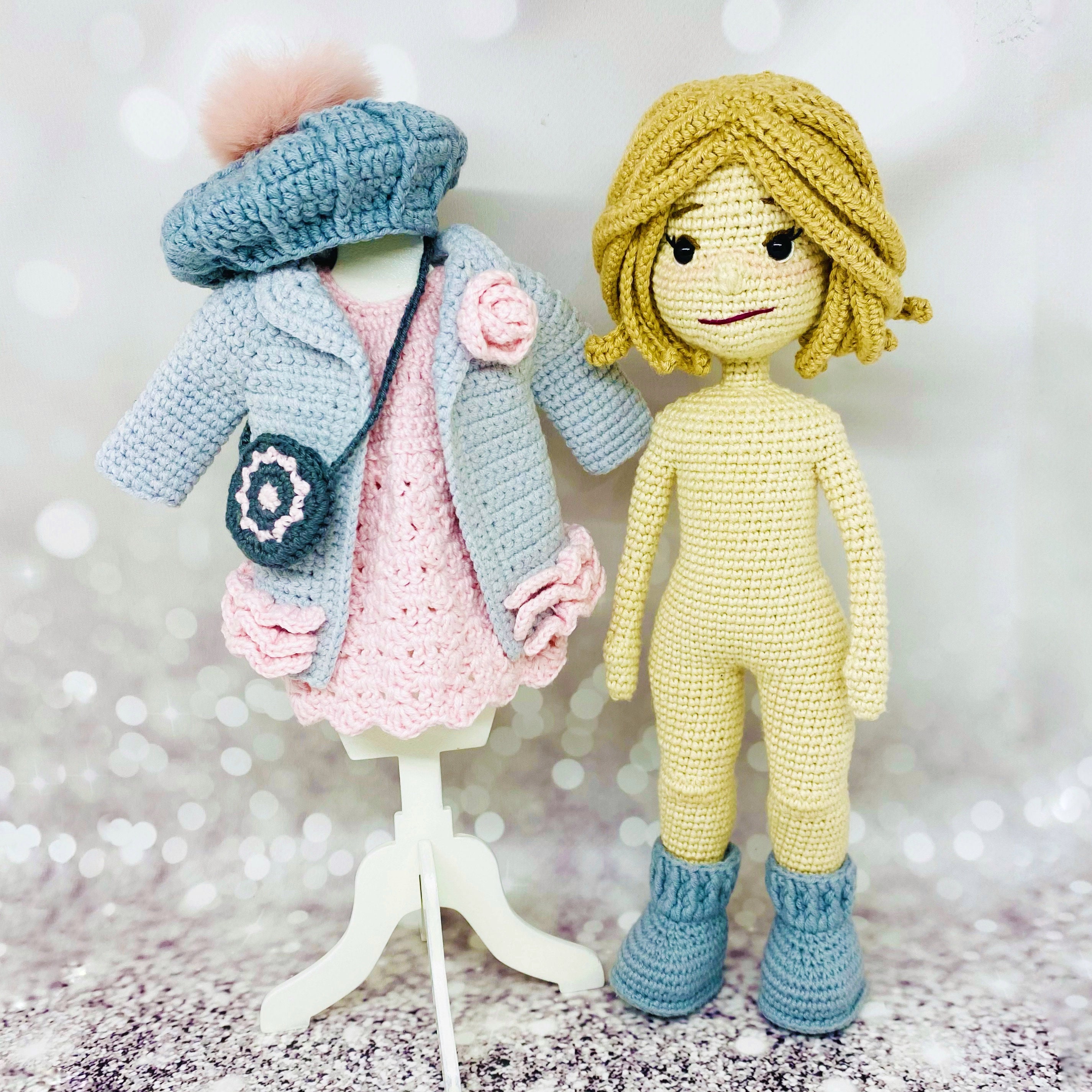 Crochet Doll Pattern Amigurumi Body Pattern Crochet Clothes - Etsy