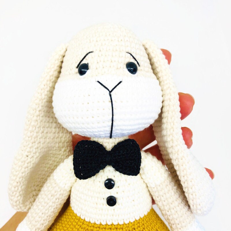 Crochet bunny pattern Amigurumi bunny pattern | Etsy
