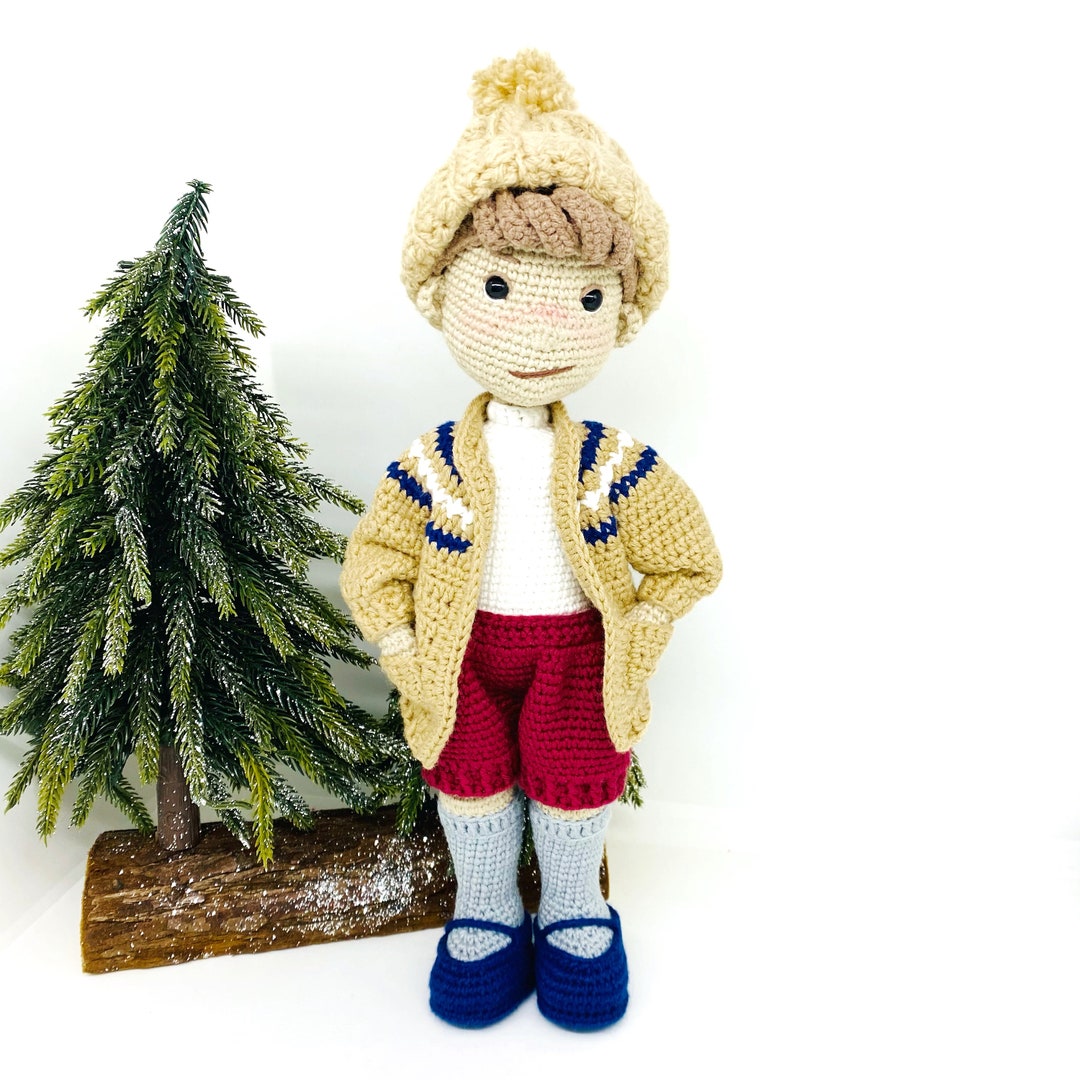 Amigurumi Doll Pattern, Crochet Doll Pattern, Boy Doll Clothes Pattern ...
