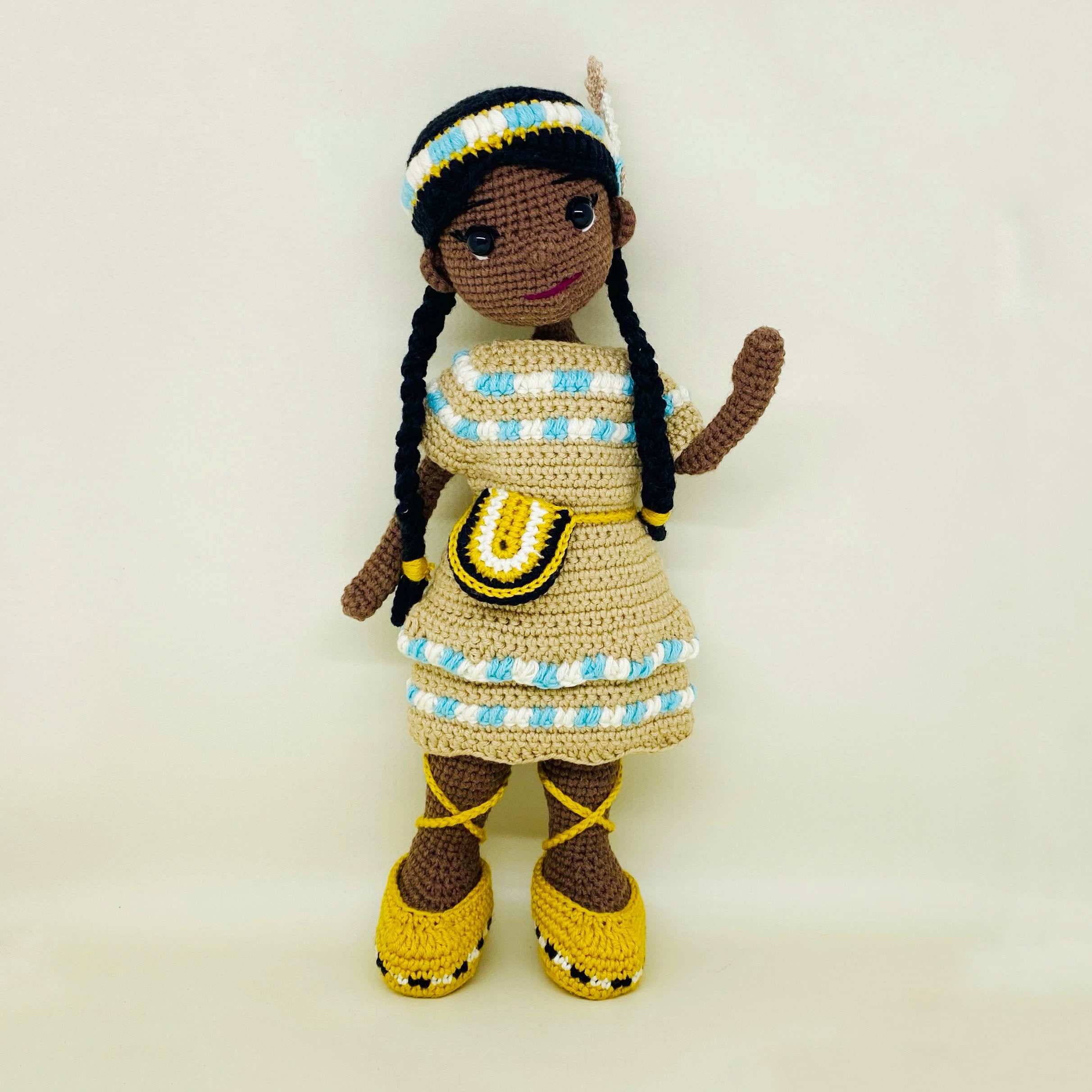 Crochet Native American Doll Amigurumi Pattern (PDF Pattern) - Etsy