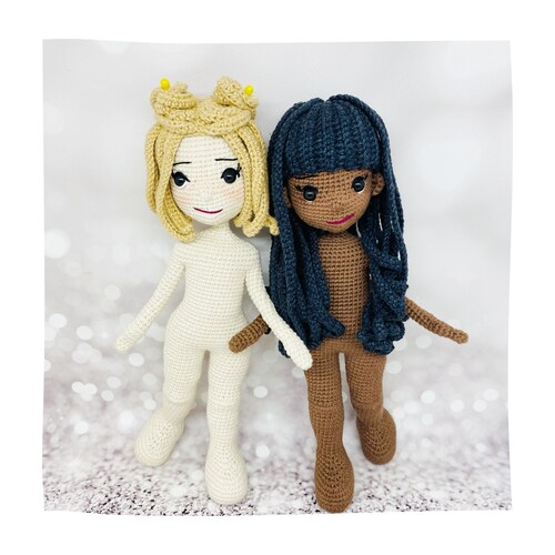 Supermodel Female Doll Base No Sew Amigurumi Crochet Pattern Etsy Israel