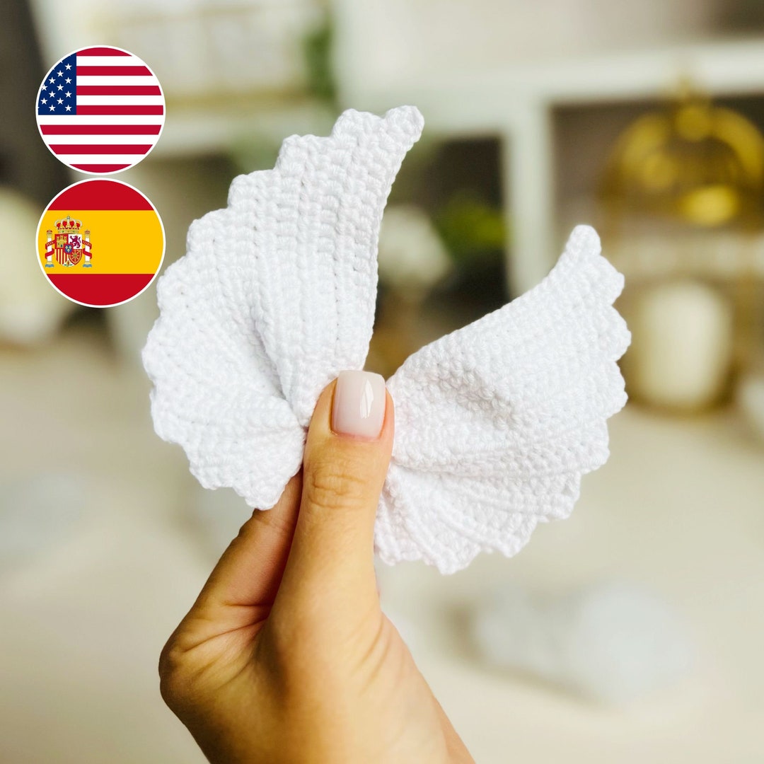 Crochet Angel Wings PATTERN, Amigurumi Doll Angel Wings Pattern, Doll ...