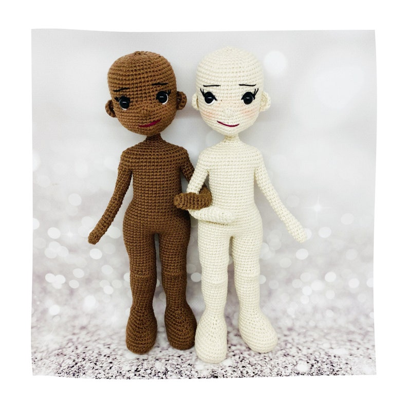 Crochet Doll Pattern Crochet Doll Base Crochet Doll Body - Etsy