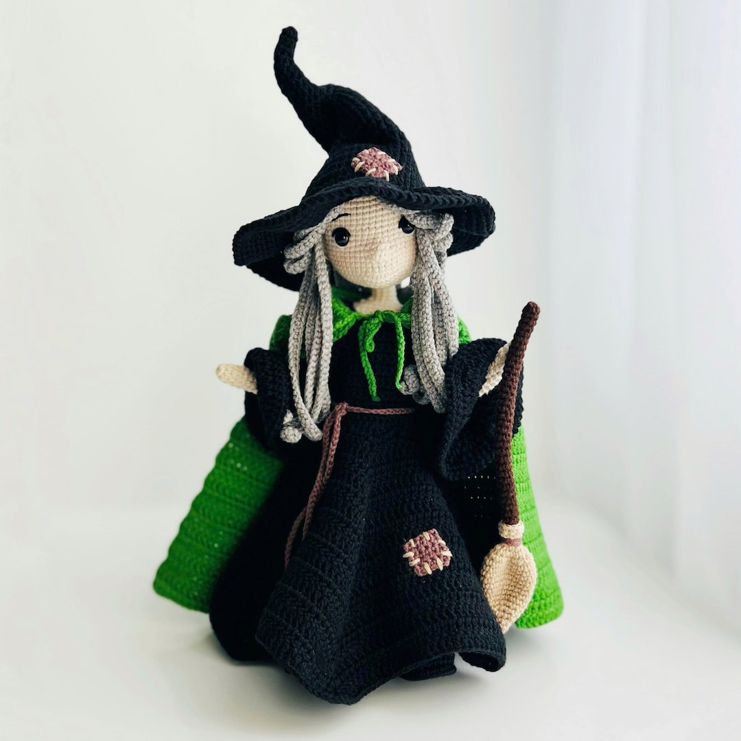 Witch Doll Crochet Pattern, Amigurumi Outfit (PDF Pattern) - Etsy