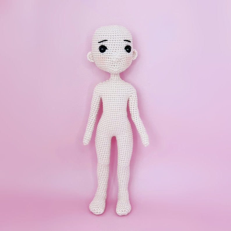Crochet Doll Pattern Crochet Doll Base Crochet Doll Body - Etsy