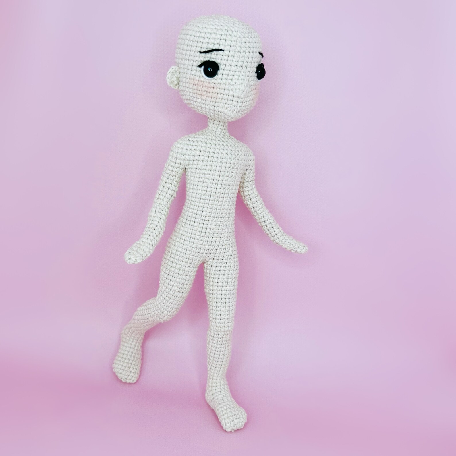 Crochet Doll Pattern Crochet Doll Base Crochet Doll Body - Etsy