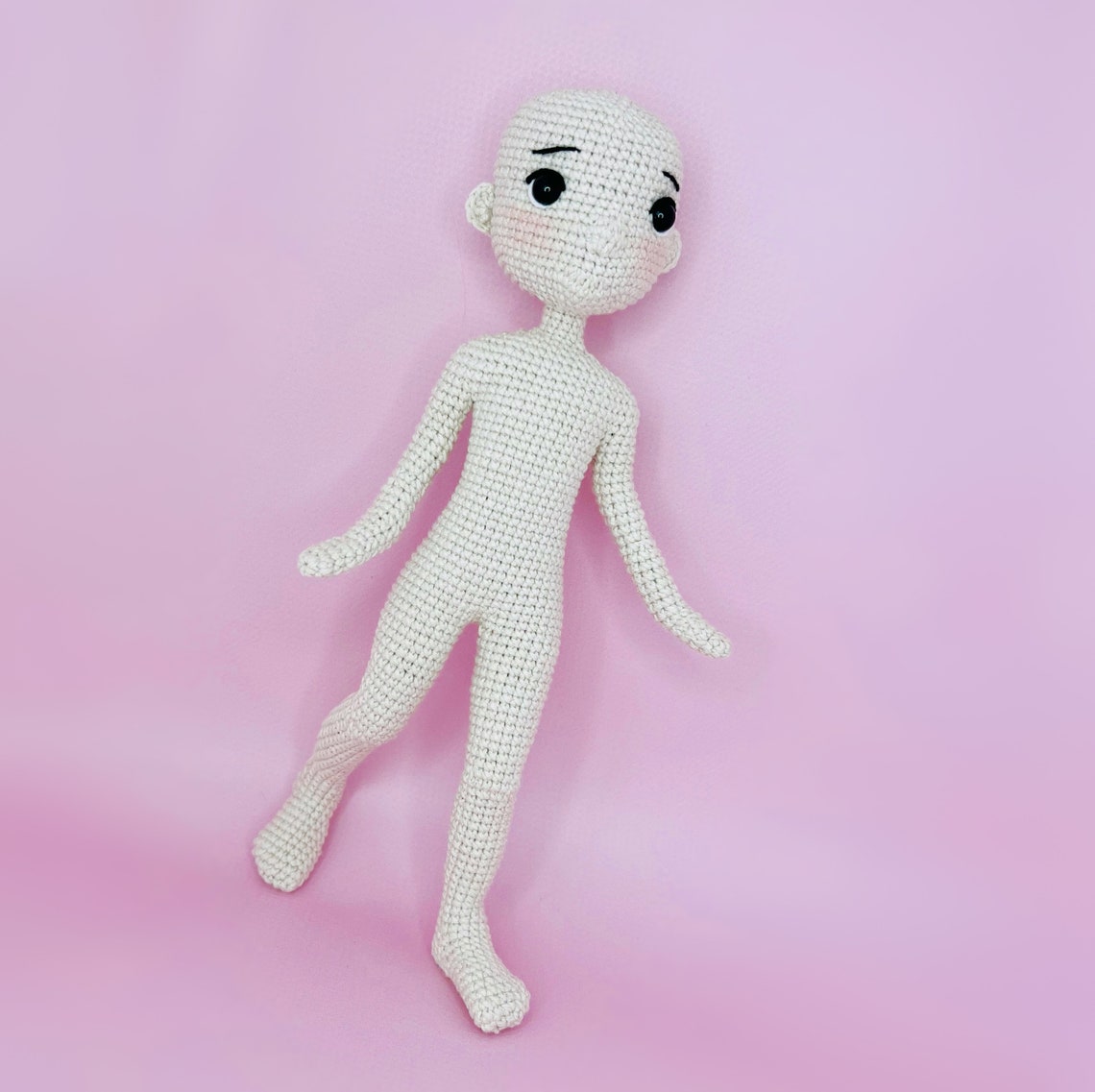 Crochet Doll Pattern Crochet Doll Base Crochet Doll Body - Etsy