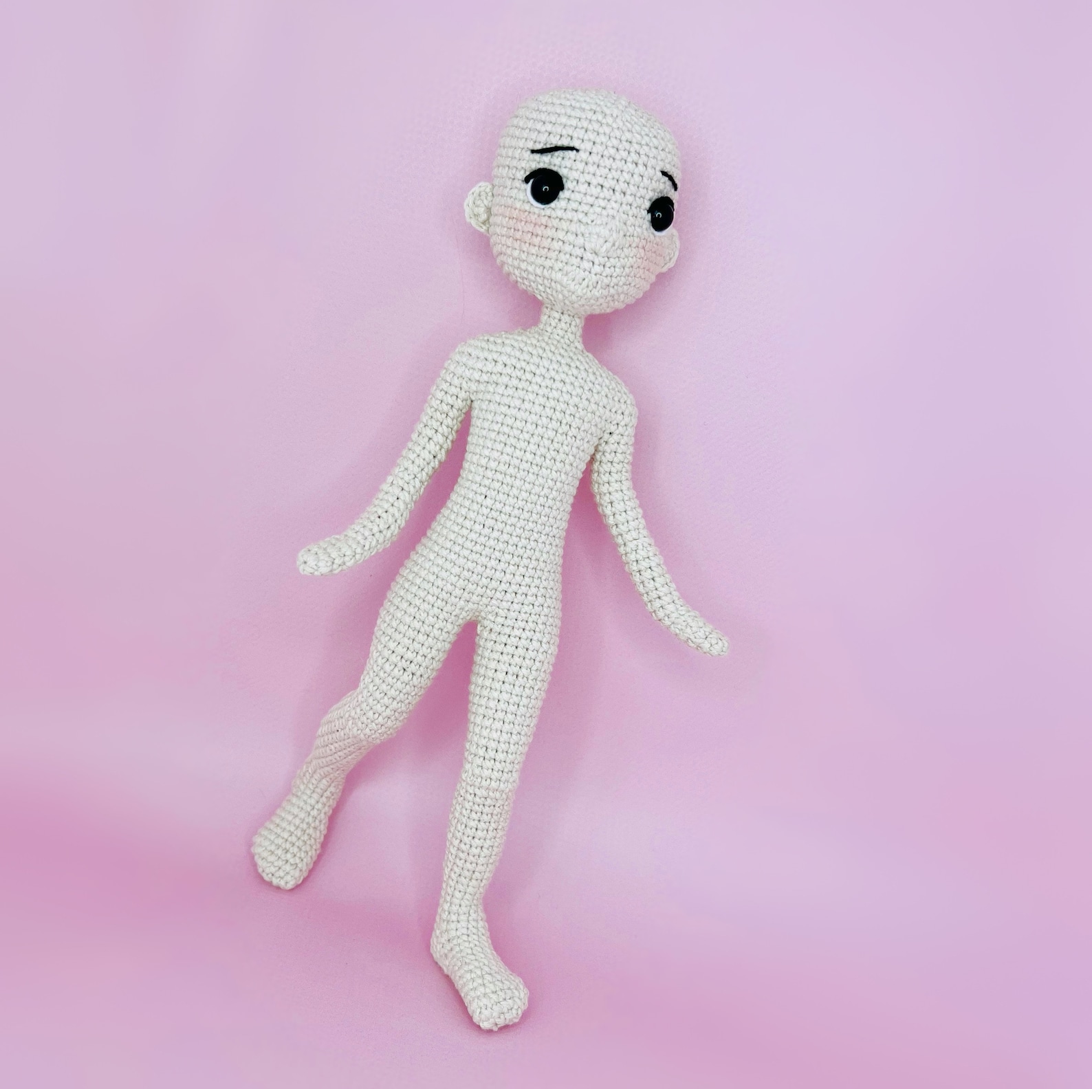 Crochet Doll Pattern Crochet Doll Base Crochet Doll Body - Etsy