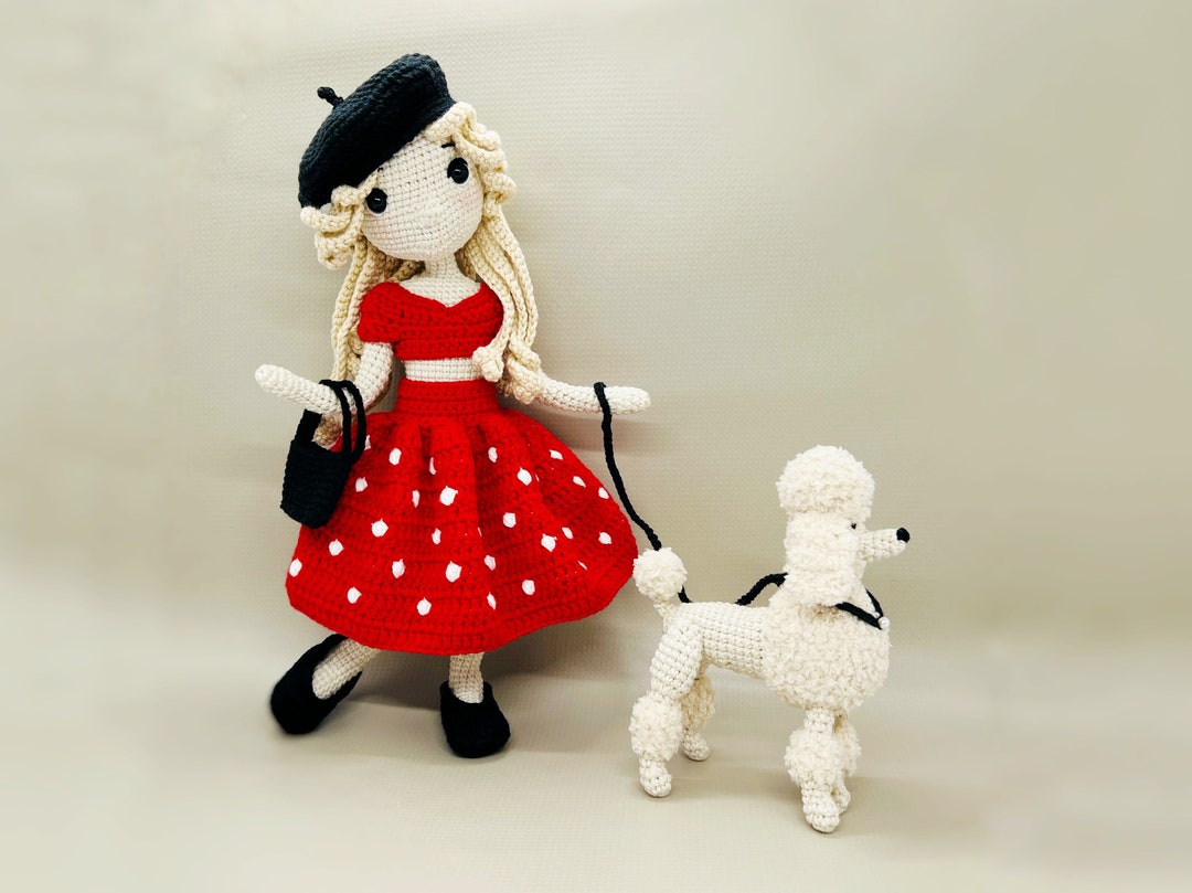 Crochet Doll Pattern Amigurumi Doll Pattern Crochet Poodle - Etsy