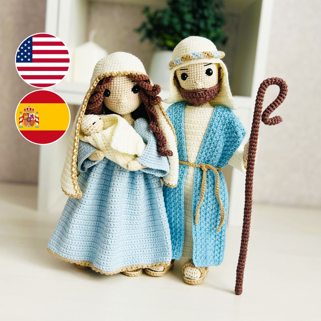 Crochet Pattern Nativity Set, Crochet Doll Pattern, Amigurumi Doll ...
