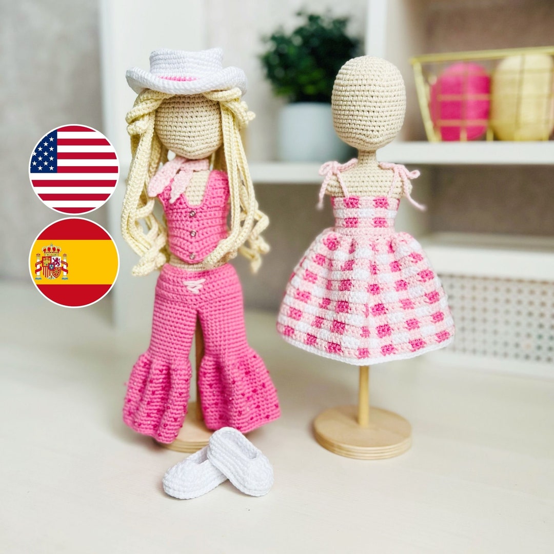 Amigurumi Doll Clothes Pattern, Crochet Doll Outfit, Amigurumi Doll ...