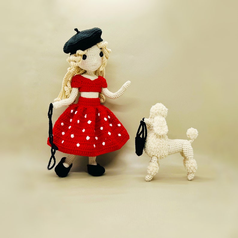 Crochet Doll Pattern Amigurumi Doll Pattern Crochet Poodle - Etsy