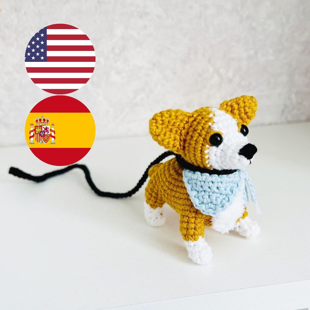 Crochet Corgi Pattern, Amigurumi Corgi Pattern, Crochet Dog Pattern - Etsy