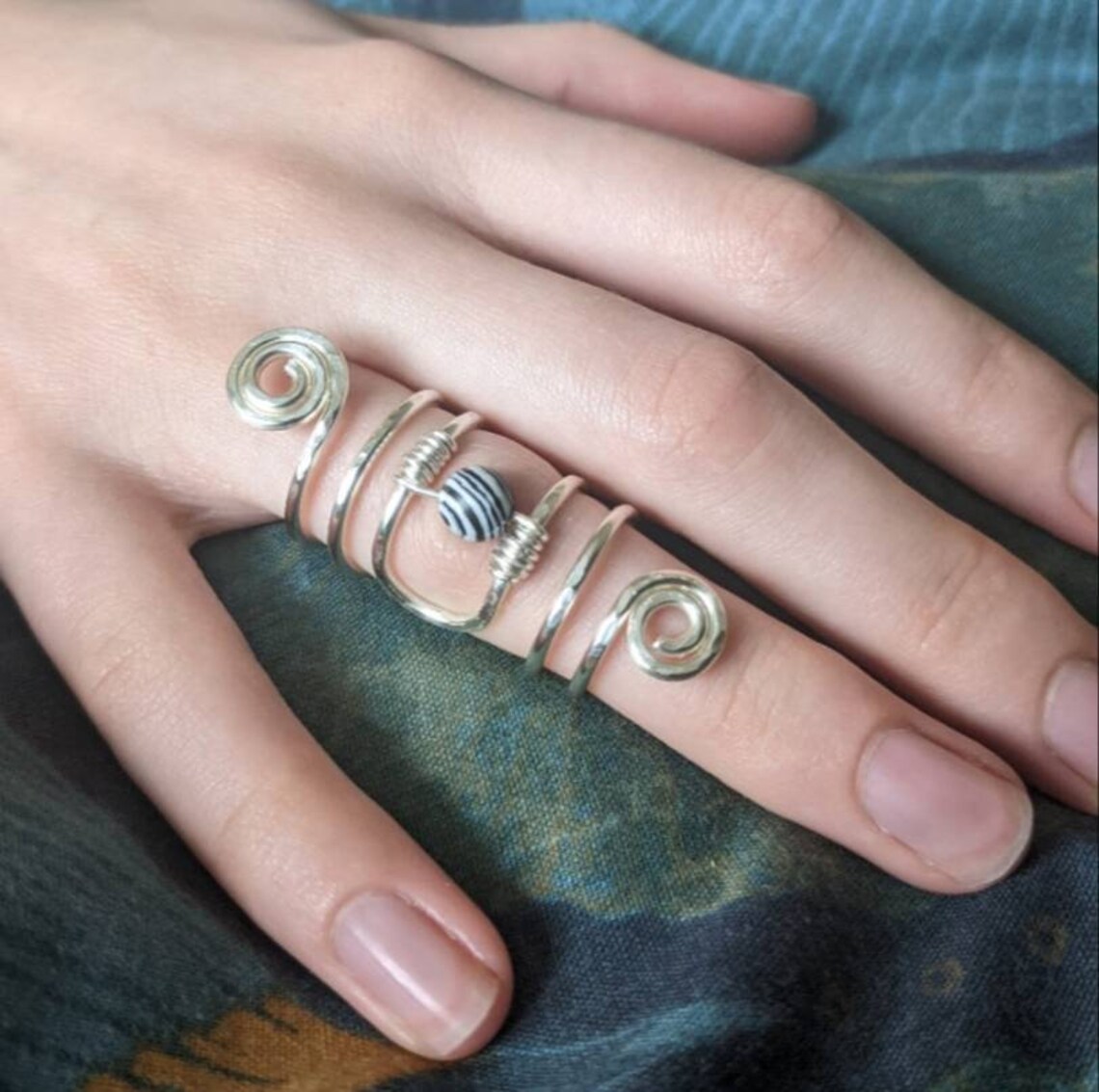 Support Style Ring, EDS Zebra Splint, Ehlers Danlos, Statement Ring (UK ...