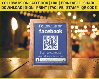 Follow us sign | Etsy