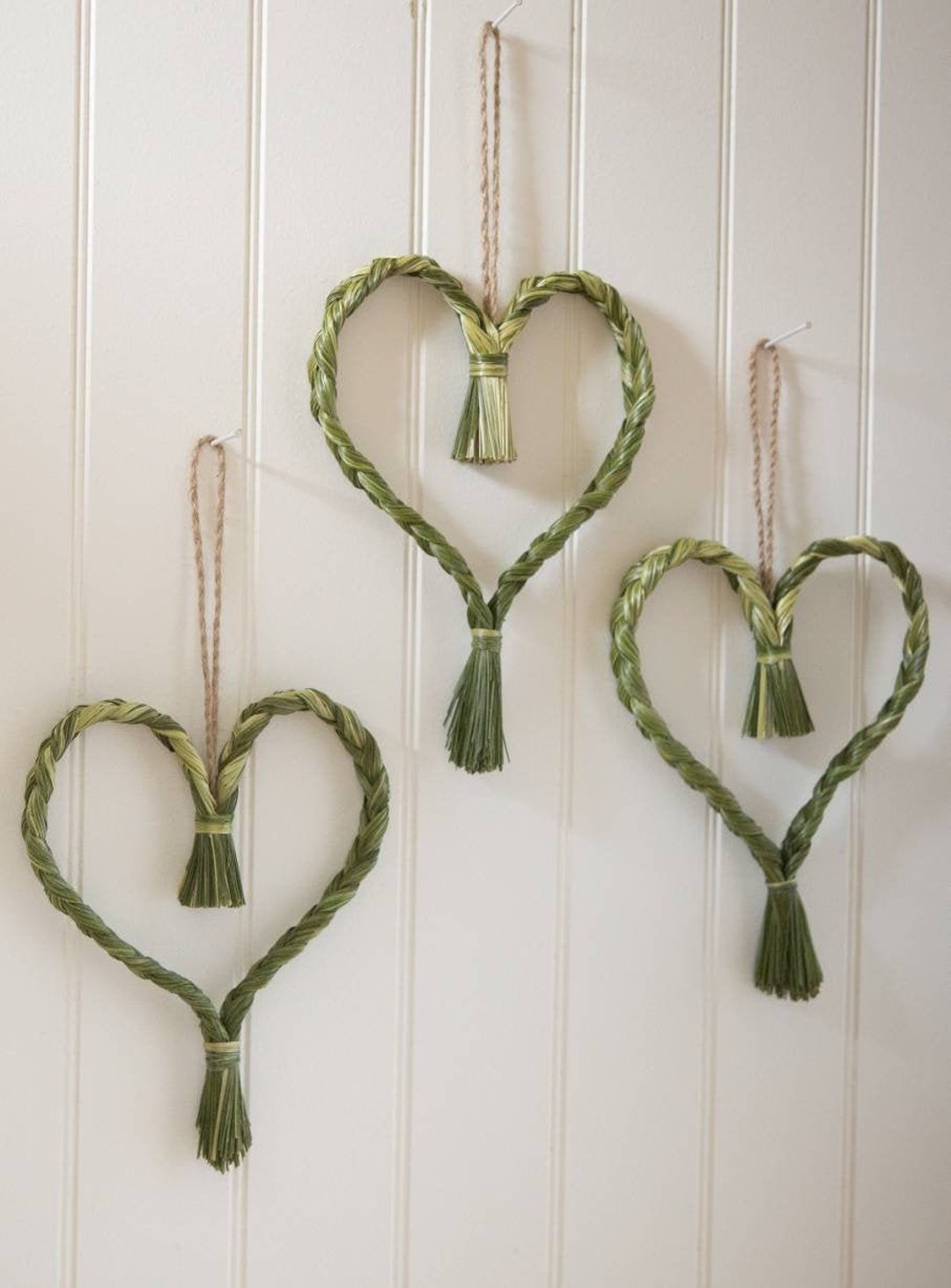 3 Hearts to Share 3 Sweetgrass Hearts to Share. - Etsy