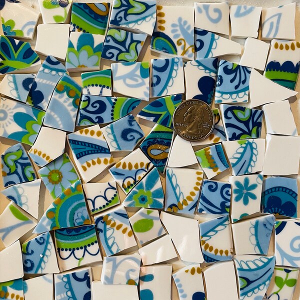 Broken China Mosaic - Etsy