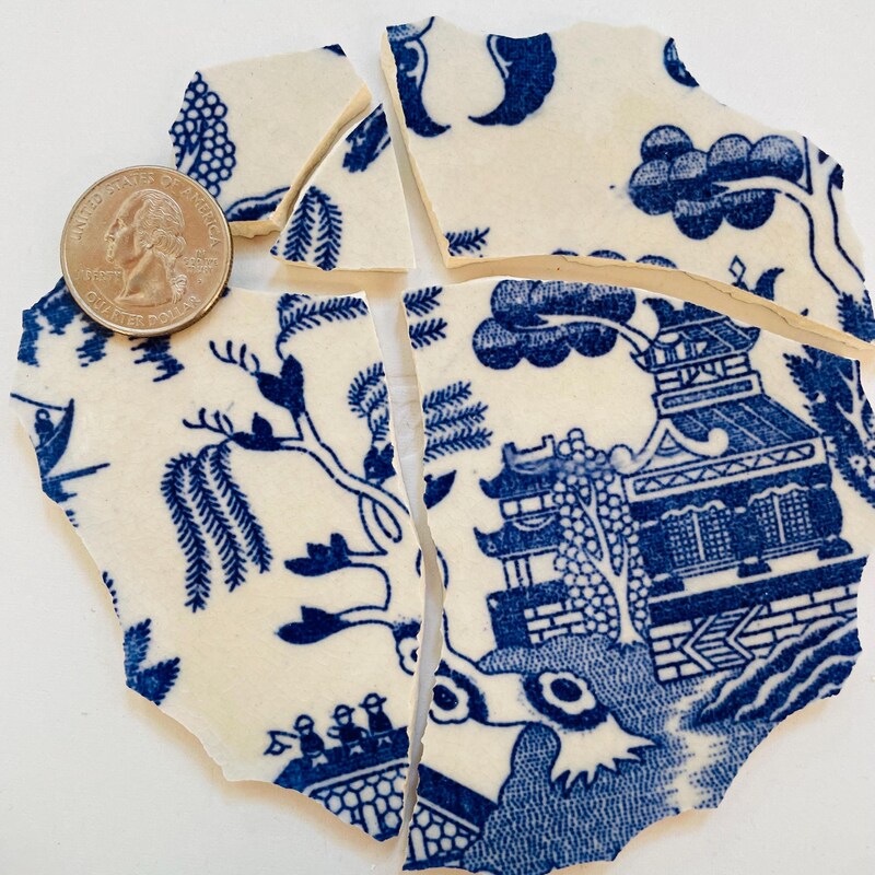 Blue Willow Tiles - Etsy