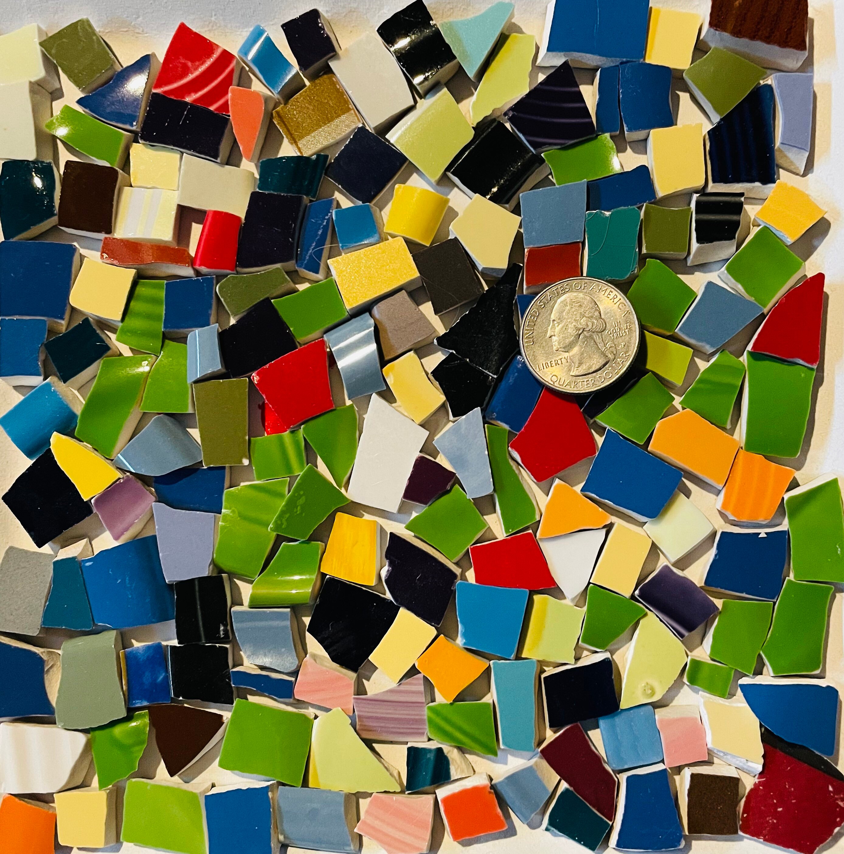 Broken Glass Mosaic Tile