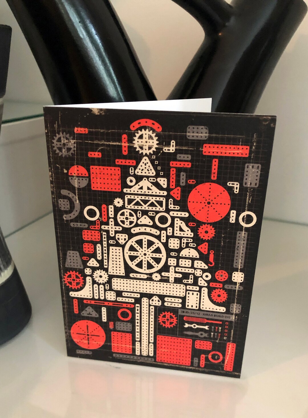 Retro Meccano Christmas Card - Etsy