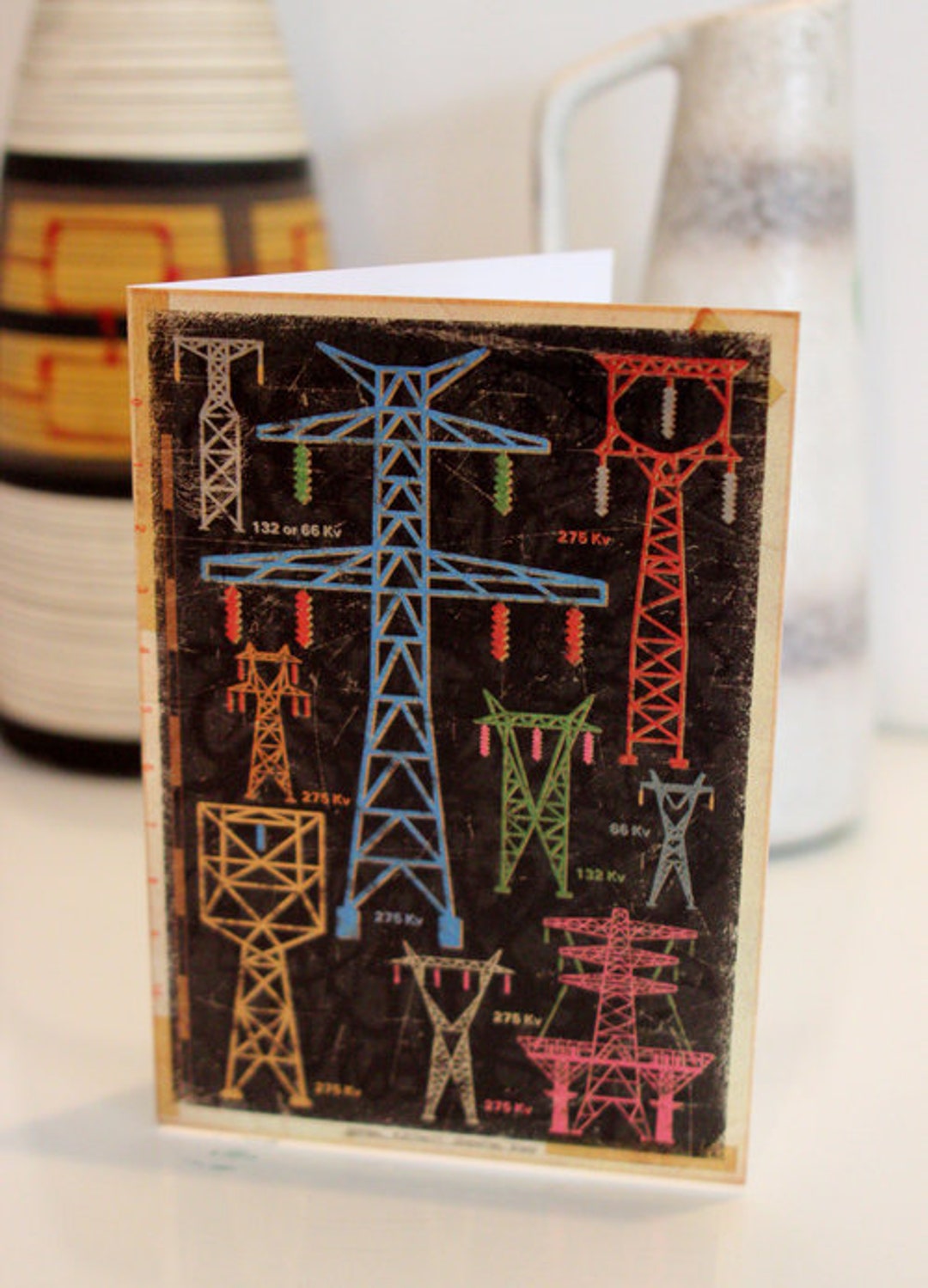 Pylon No 1 Greetings Card - Etsy