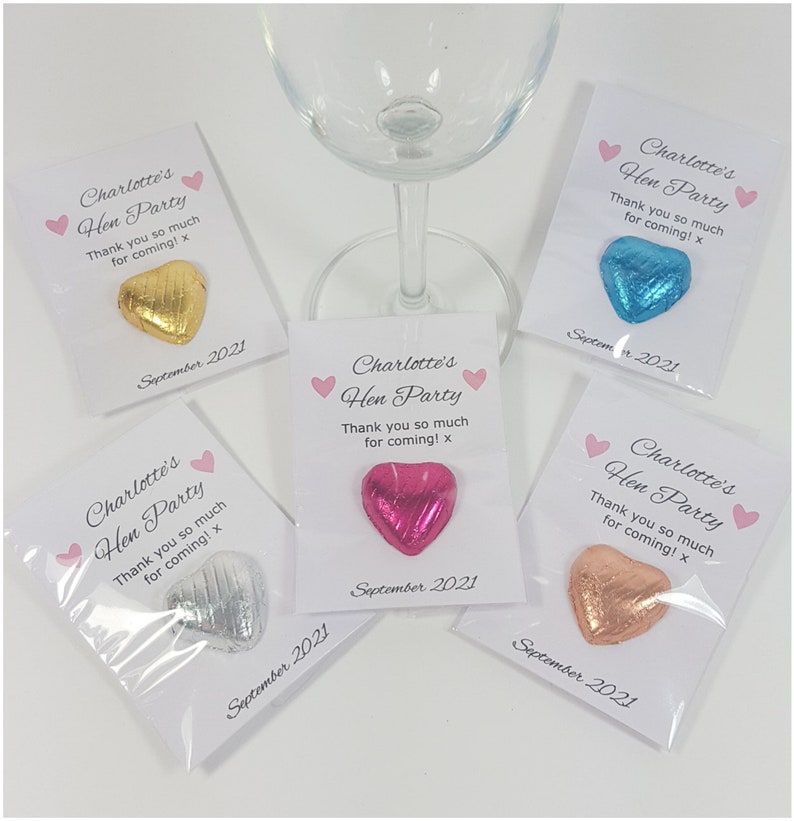 Personalised Hen Party Favours. Custom Hen Do Favour Chocolate | Etsy