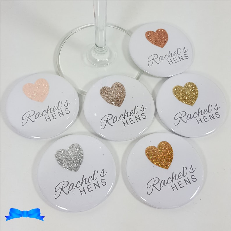 Hen Party Badges Real Glitter. Optional Bride To Be Badge. | Etsy
