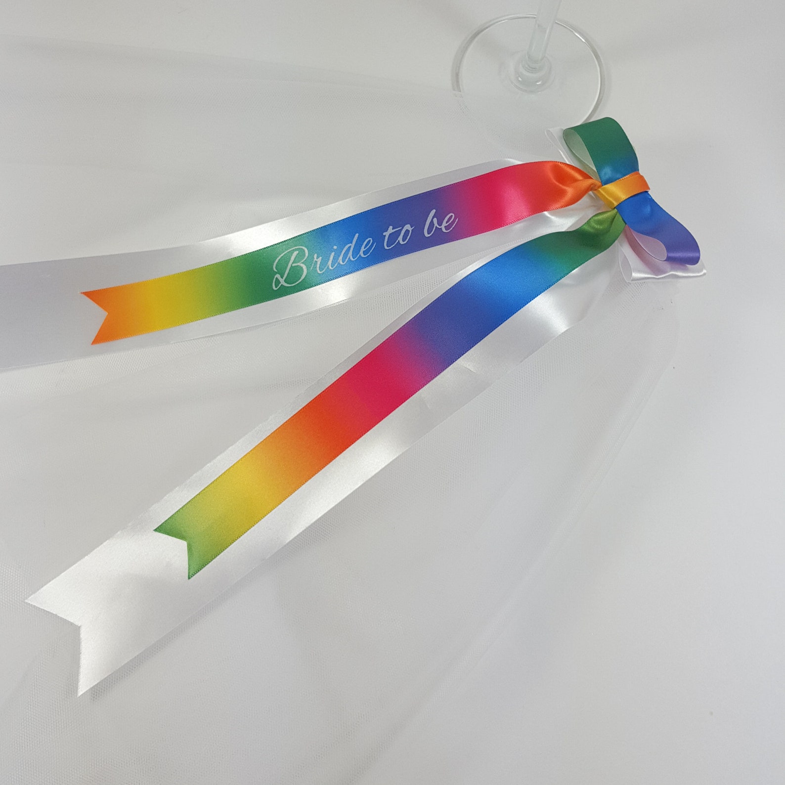 Personalised Rainbow Sash. Hen Party Bride to Be Sash and - Etsy UK