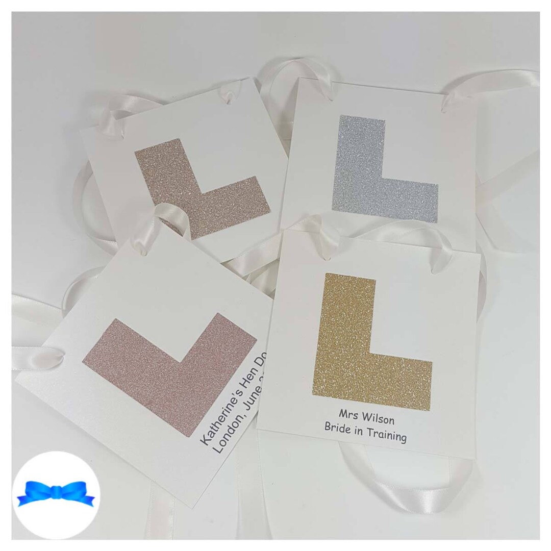 Hen Party L Plate. Personalise Rose Gold Hen Do L Plate - Etsy UK