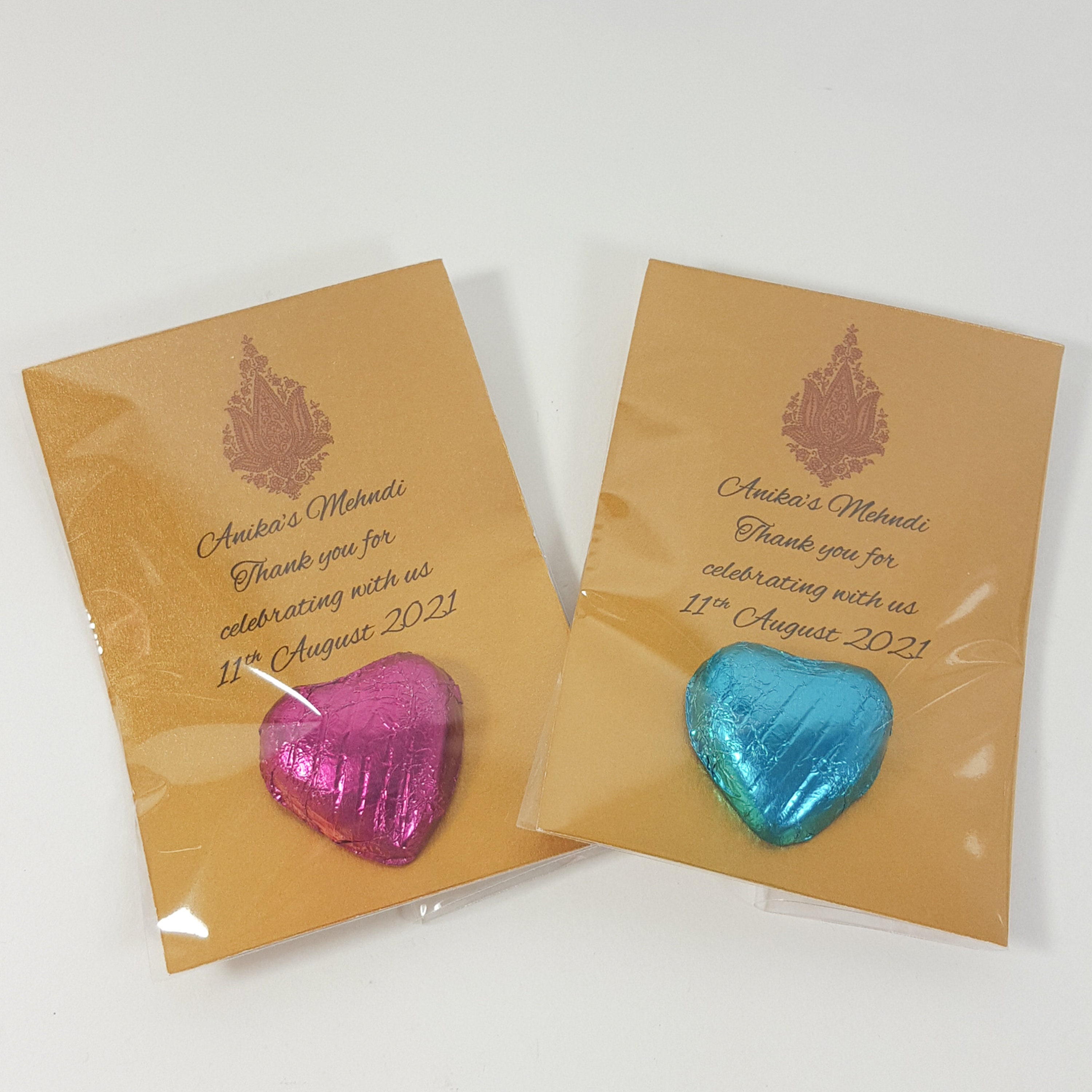 Personalised Mehndi Chocolate Favours. Mehndi Decor. Mehendi | Etsy