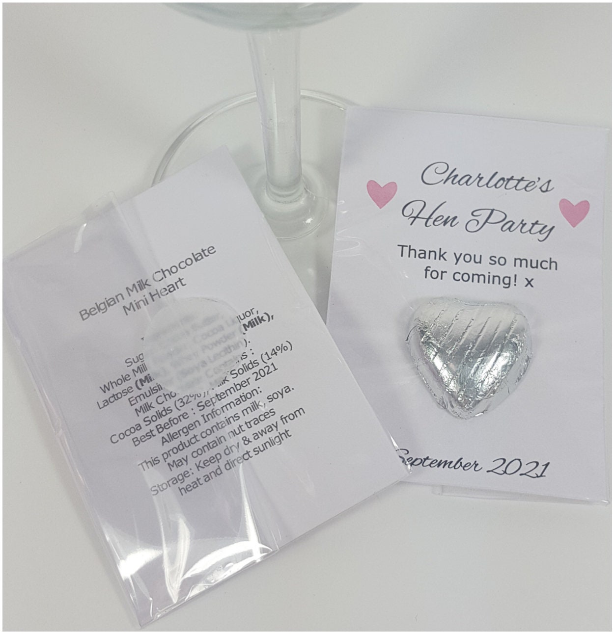 Personalised Hen Party Favours. Custom Hen Do Favour Chocolate | Etsy