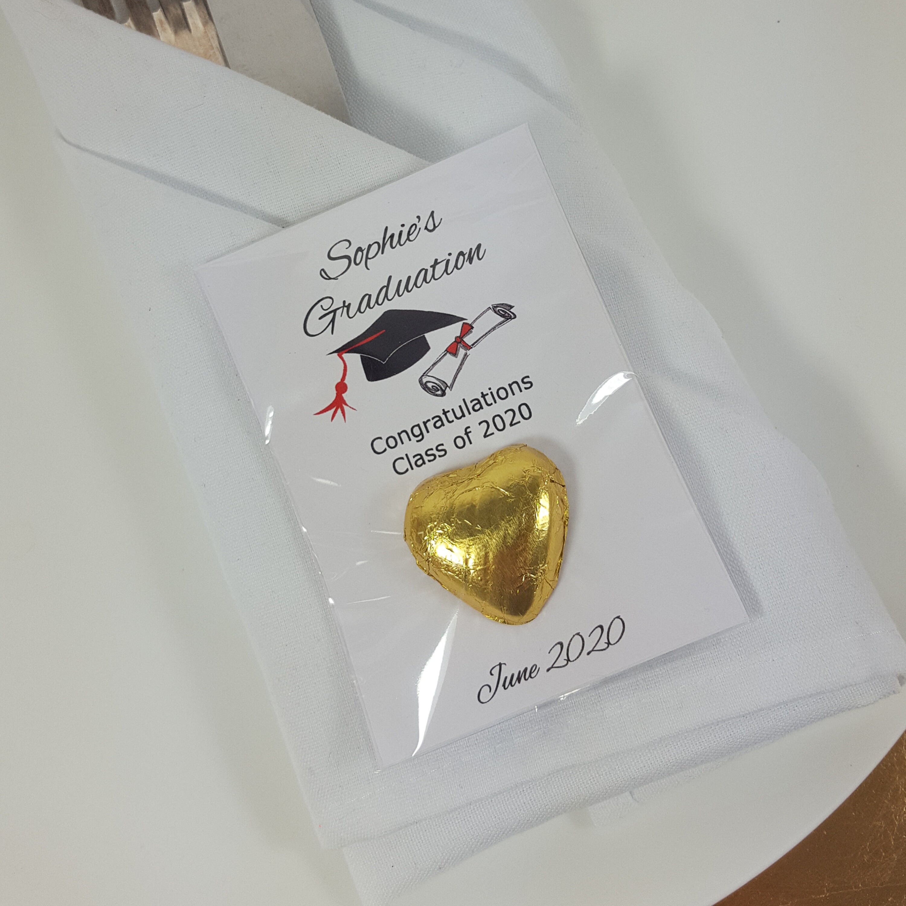 Graduation Favours. Personalised Graduation Party Gifts. Class of 2024 ...