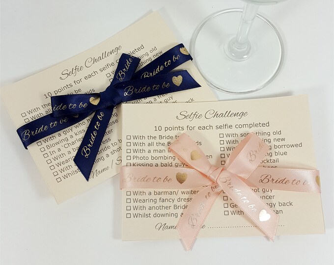 Hen Party Selfie Challenge Game Cards. Fun Rose Gold Hen Do Games - Etsy UK