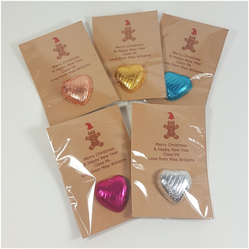 Personalised Christmas Chocolate Sweets. Any Same Text Christmas ...