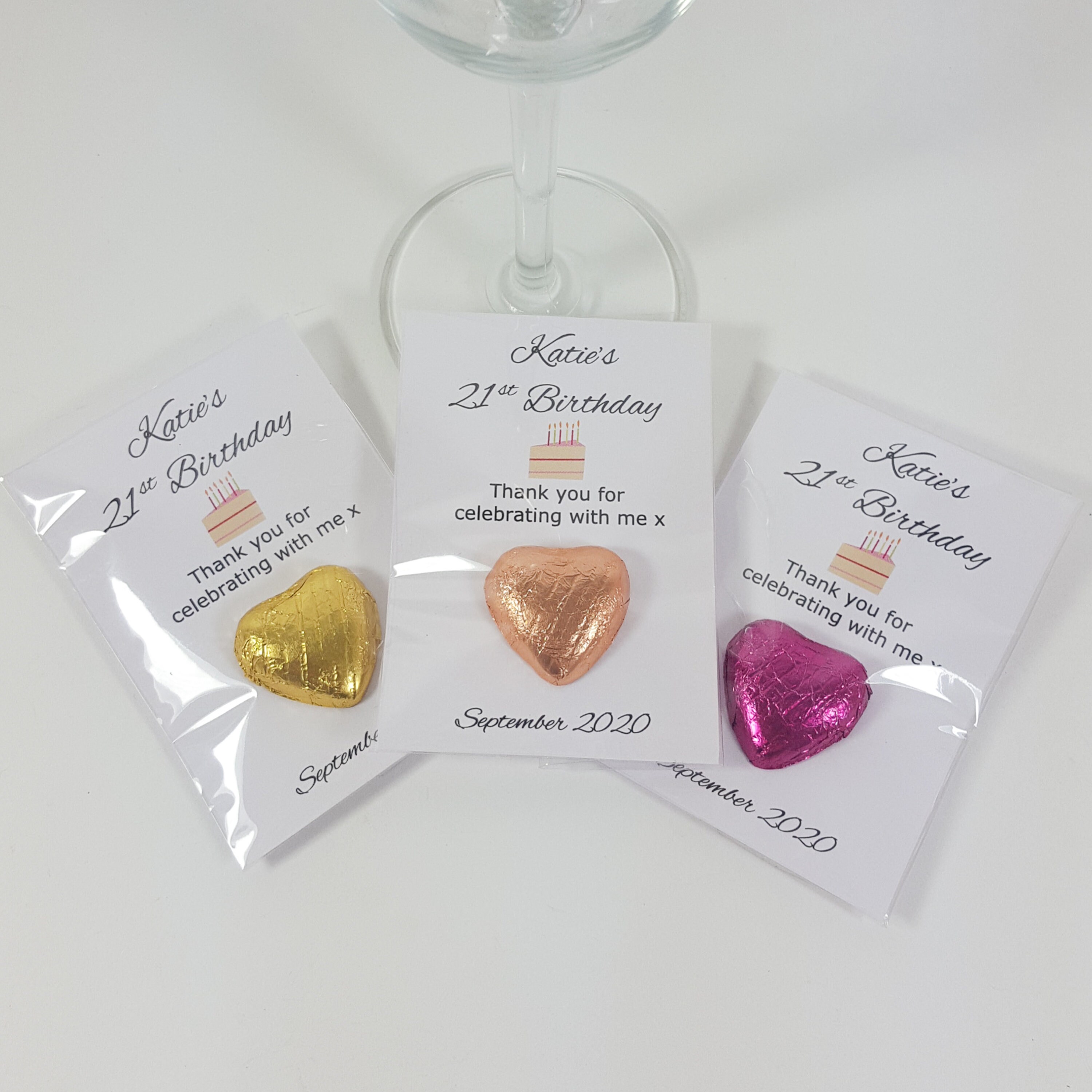Personalised Birthday Favours. Any Age 16th 18th 21st 30th 40th 50th ...