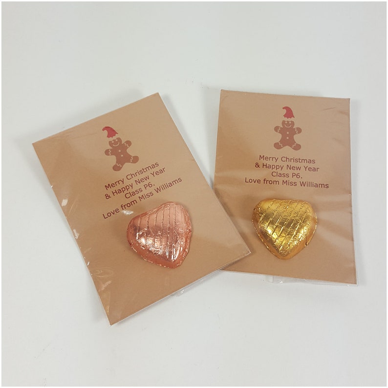Personalised Christmas Chocolate Sweets. Any Same Text Christmas ...
