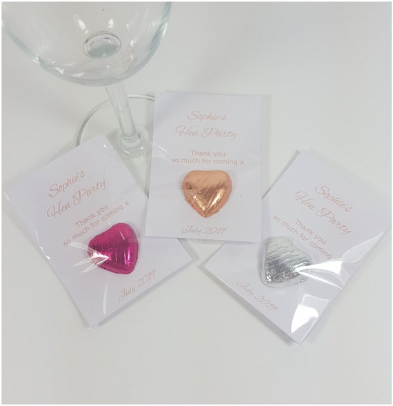 Personalised Hen Do Favours. Hen Party Bag Fillers Bridal | Etsy UK