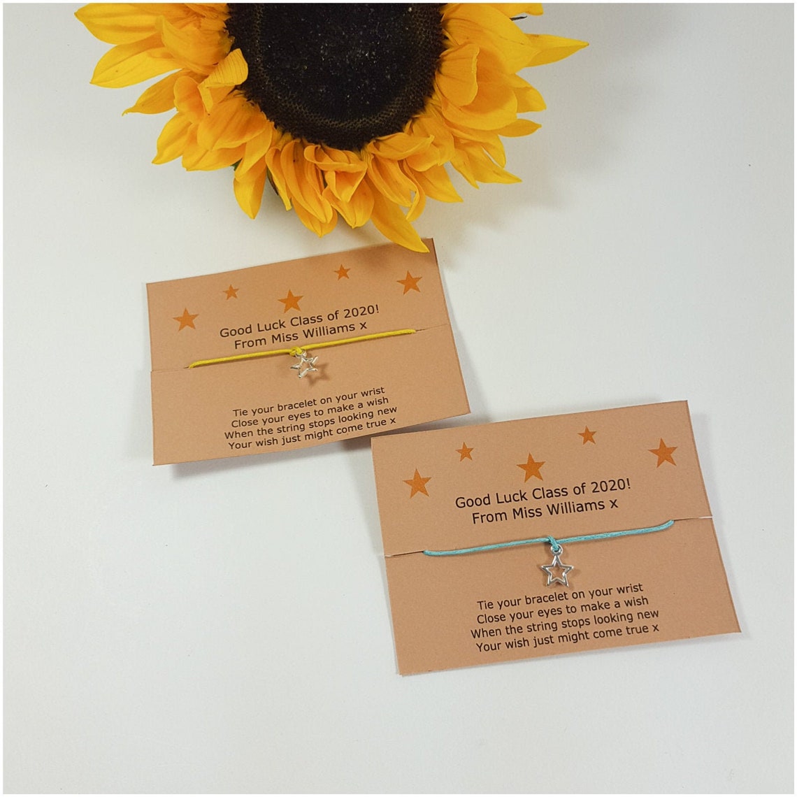 Custom End of Year Gifts for Children From Teacher. School Leavers Star ...