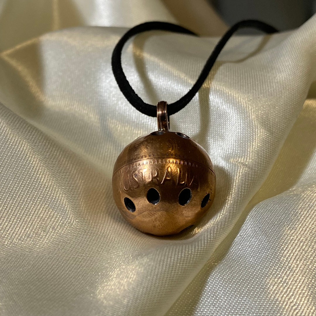 1962 Australian Penny Harmony Bell Pendant - Etsy