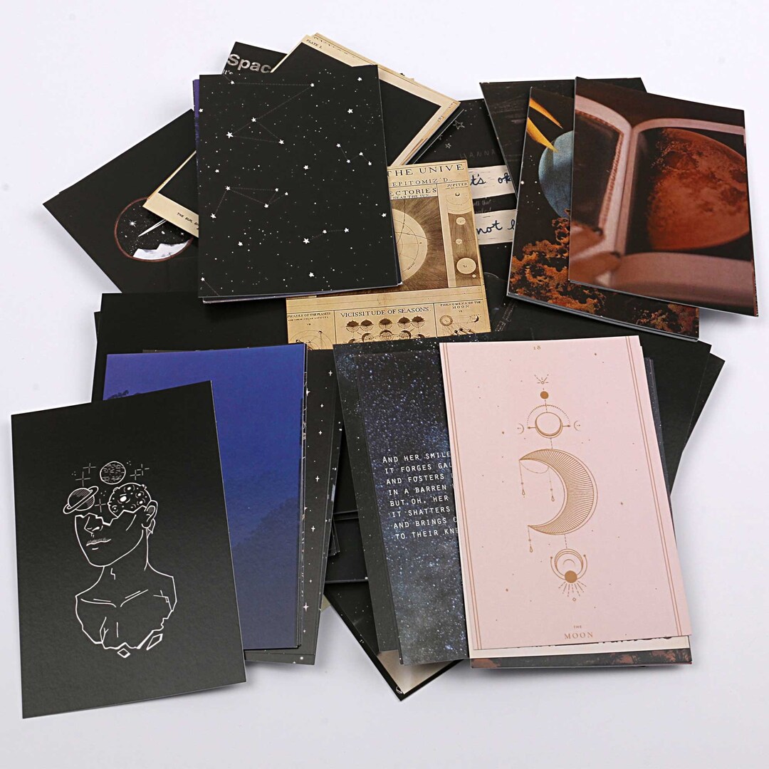 Moon and Stars Wall Album Style Photo Collection, Trendy Decor, 131 Pcs ...