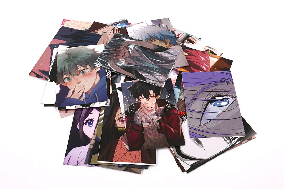 Anime Boys Wall Collage Kit 84 Pcs,manga Digital Print Room Decor,high ...