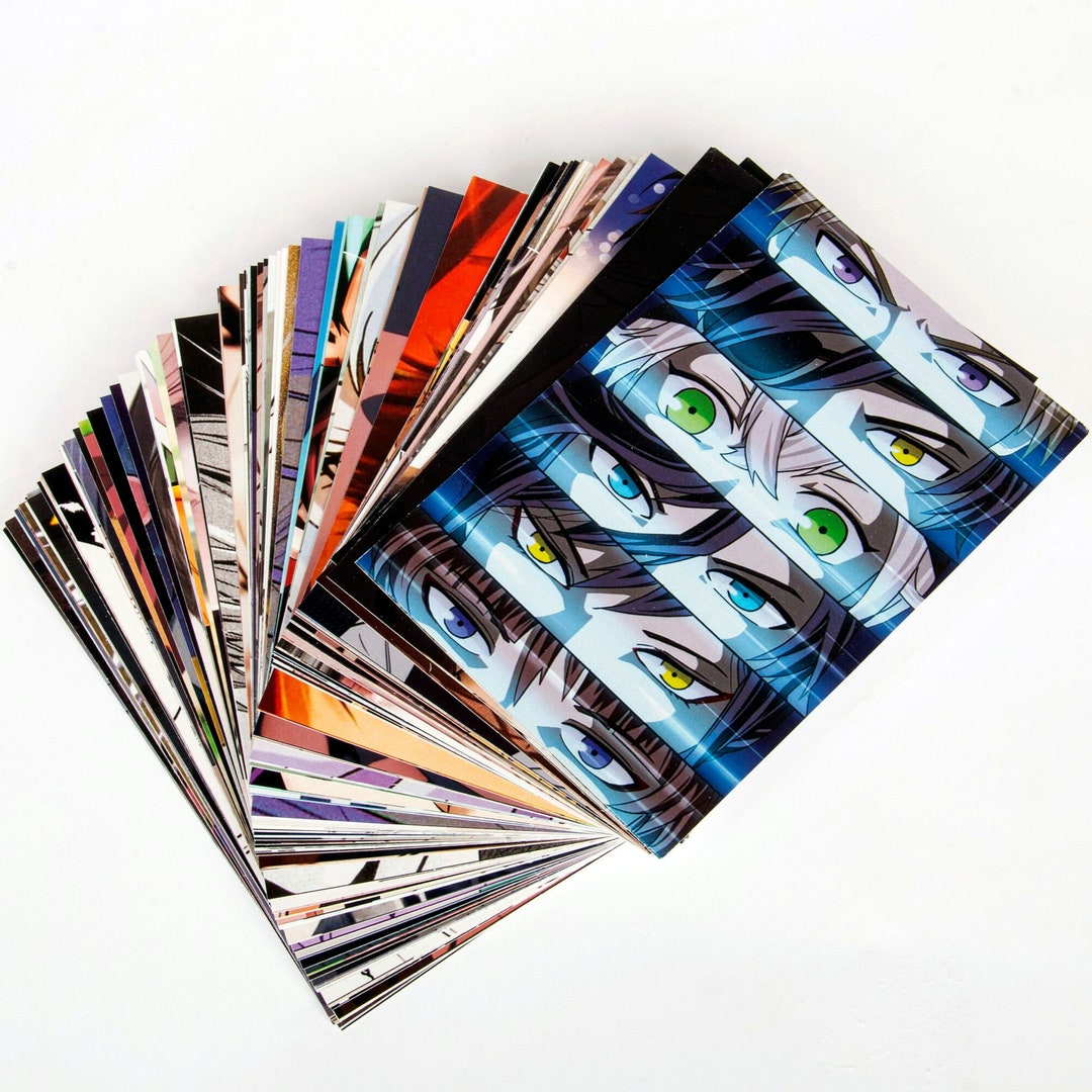 Anime Manga Faces Wall Collage Kit, Anime Manga Eyes Collages, Kawaii ...