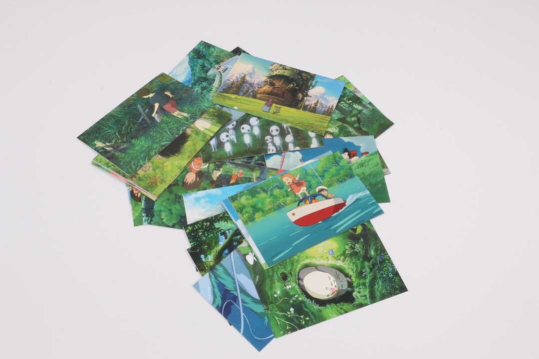 Eco-friendly Anime Poster Wall Collage Bundle, Anime Film Prints, Anime ...