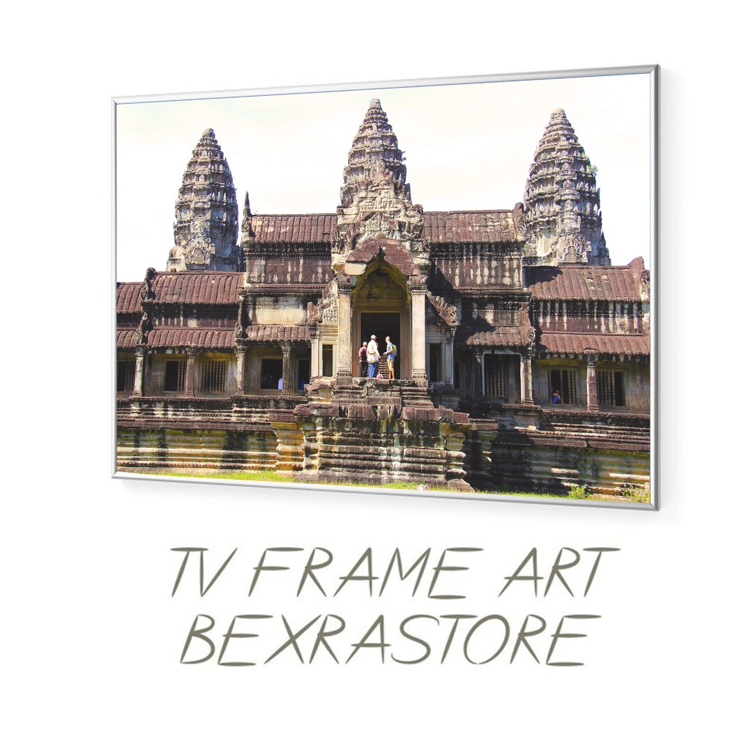 Samsung Frame TV Art Frame TV Art Angkor Wat Nature Painting Digital ...